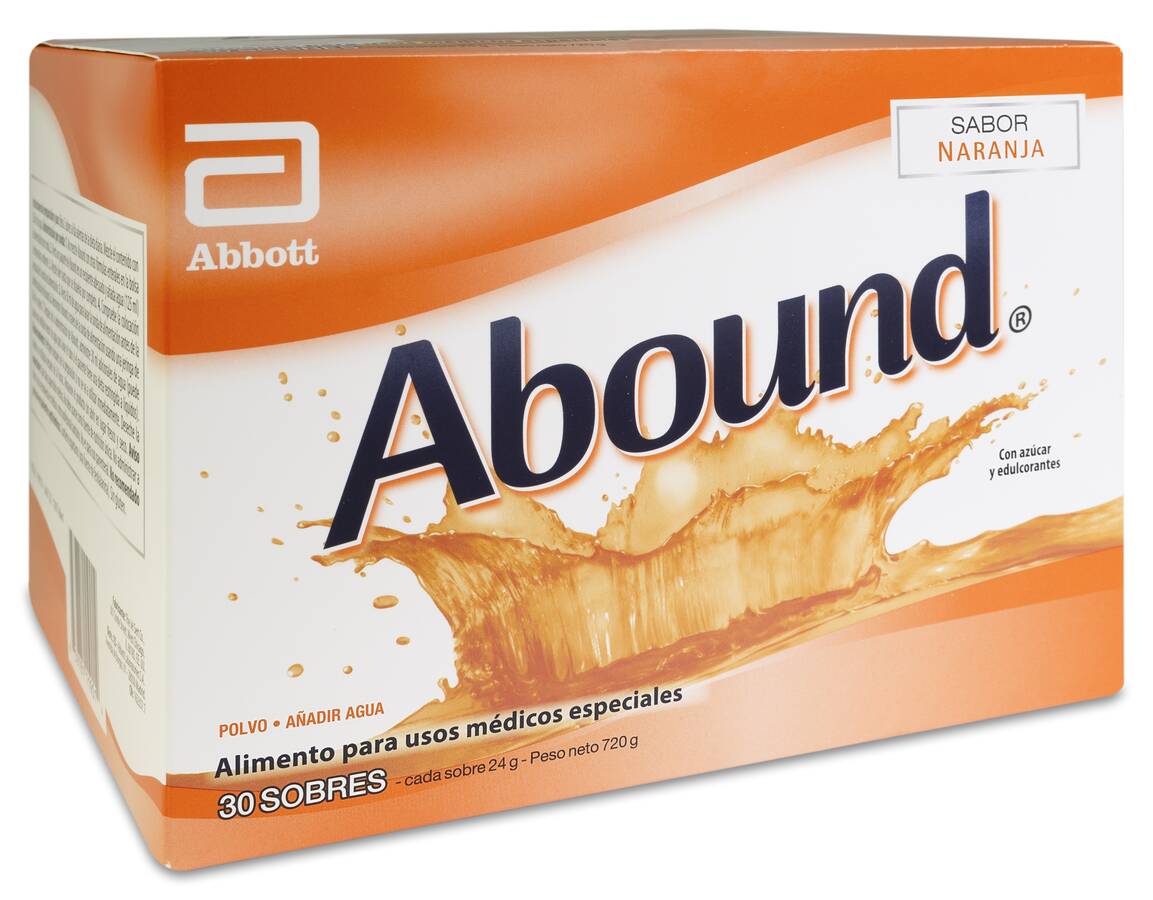 Comprar Abound Sabor Naranja 24 g, 30 Sobres | Welnia